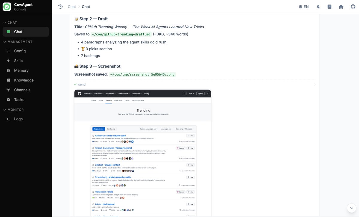 DeepSeek V4 Agent Eval: Six End-to-End Scenarios on CowAgent - CowAgent